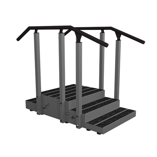 Small Pass Through Aluminum Staircase